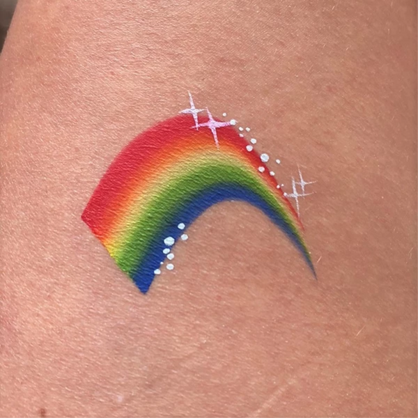 Face Painting Tutorial: Basic Dots and Stars How To by Belén - KrazeFX